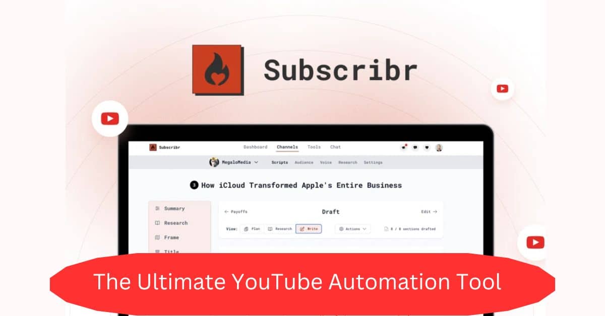 Subscribr | Best Ai Writer & YouTube Automation Tool | Lifetime Deals Review